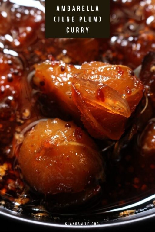 Ambarella curry(June plum recipe) | ISLAND SMILE