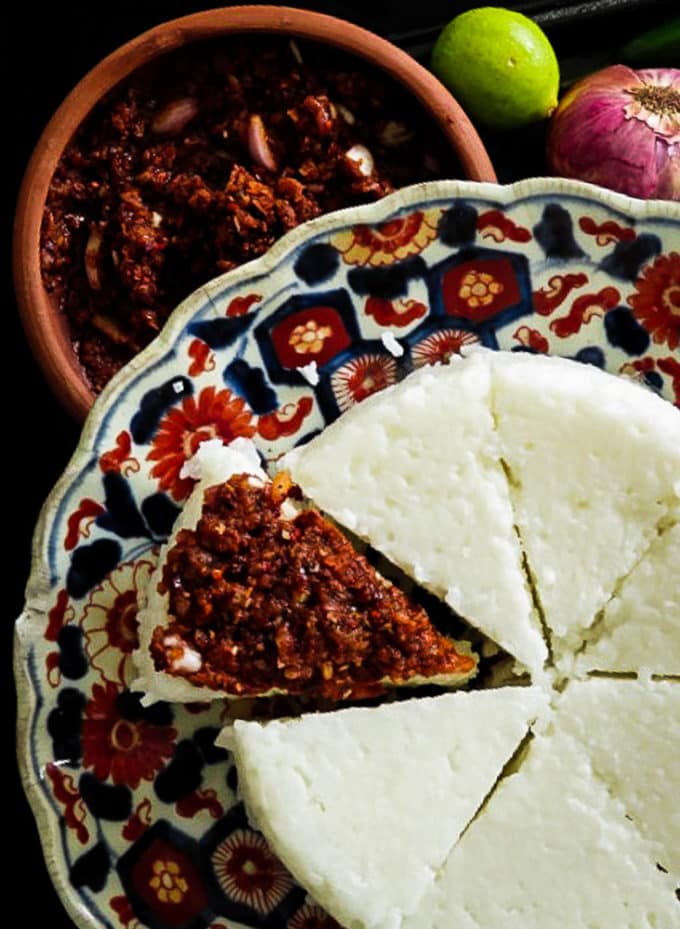 How to make Kiribath(Sri lankan milk rice) | Island smile