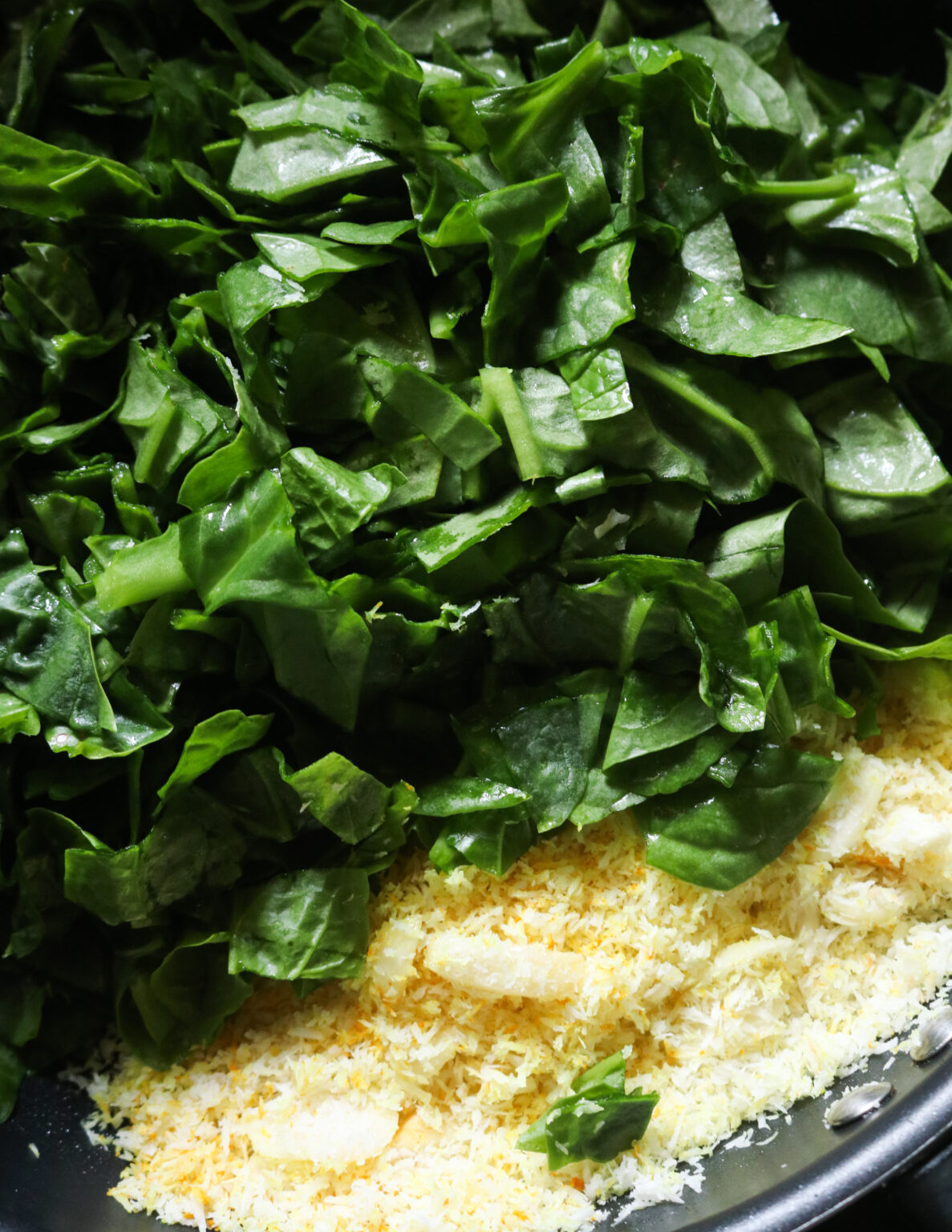 Spinach and coconut stir-fry(nivithi mallung). | ISLAND SMILE