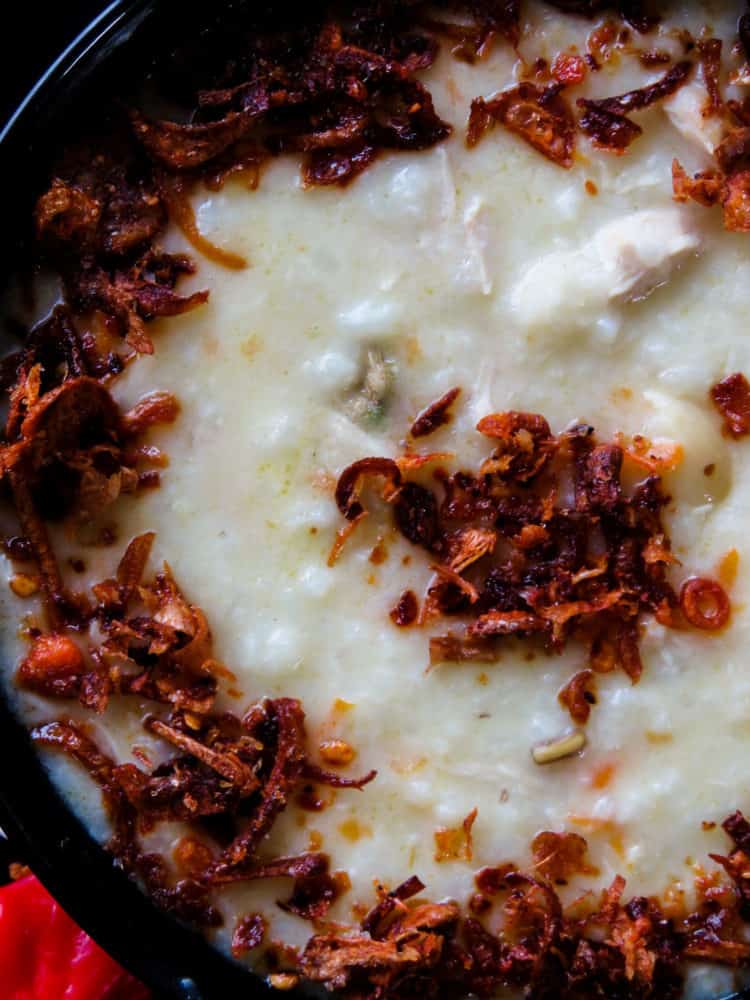 SRI LANKAN RICE AND CHICKEN CONGEE(kanji). | ISLAND SMILE