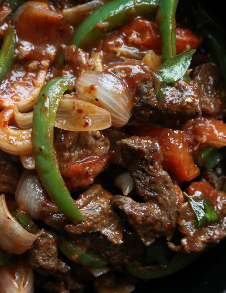Sri Lankan devilled beef. | ISLAND SMILE