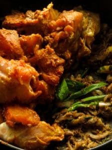 Sri Lankan spicy black chicken curry(kalupol chicken curry) | ISLAND SMILE