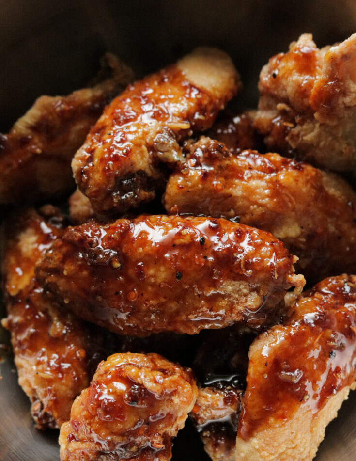 Teriyaki chicken wings. | ISLAND SMILE