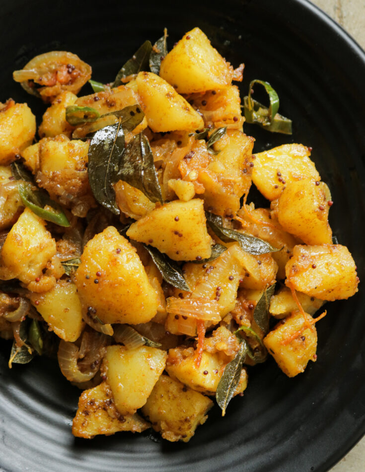 BOMBAY POTATOES(curried potatoes) | ISLAND SMILE