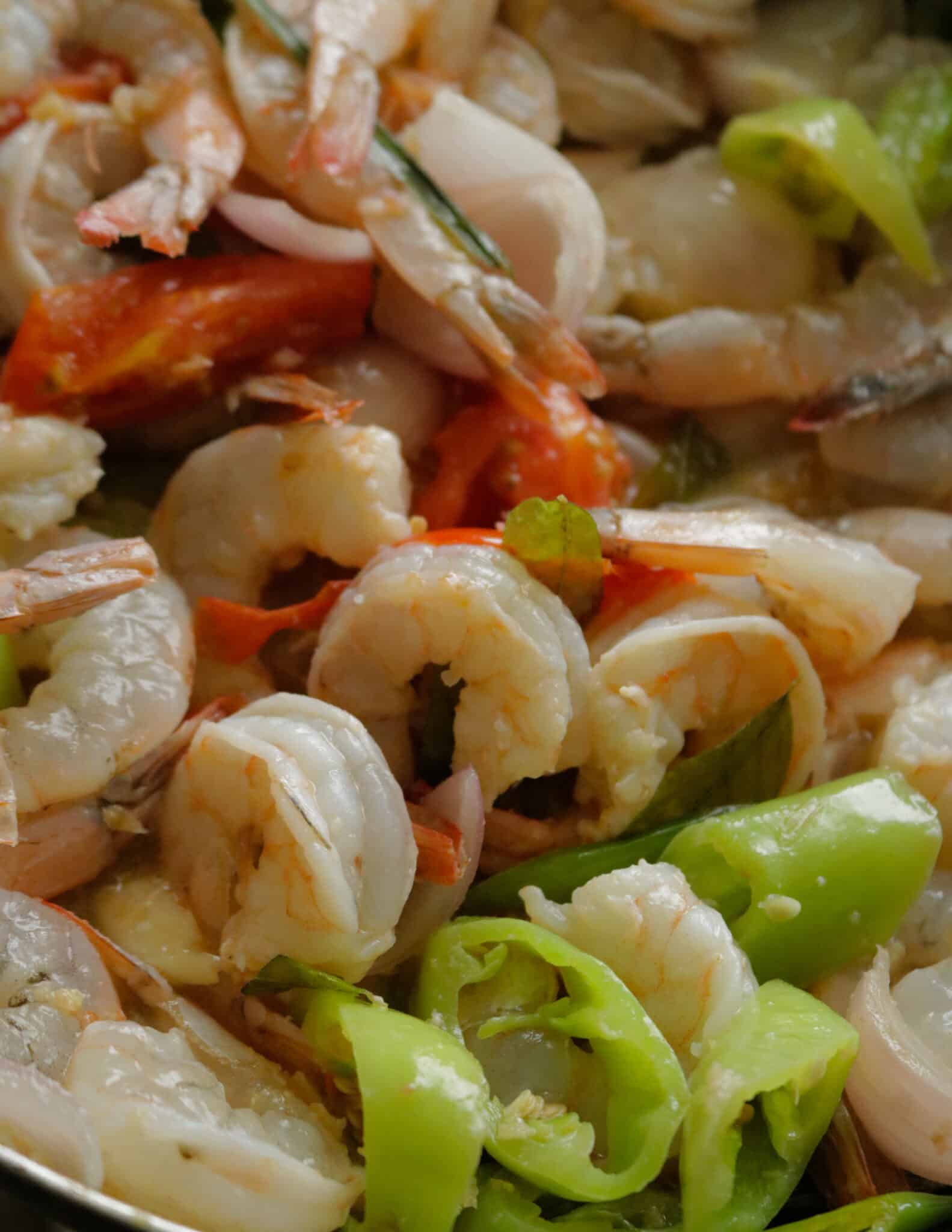 Devilled Prawns(Spicy prawns). | ISLAND SMILE