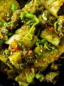 Sri Lankan beef kottu roti. | ISLAND SMILE