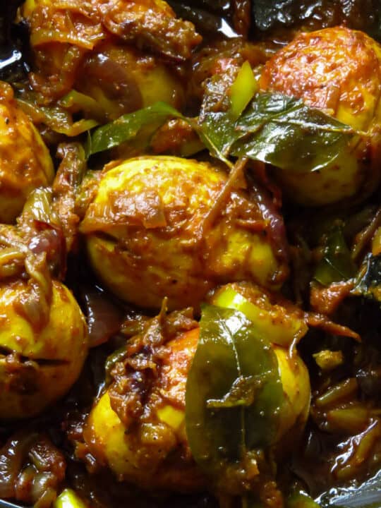 Egg roast curry(Indian, Kerala-style) | ISLAND SMILE