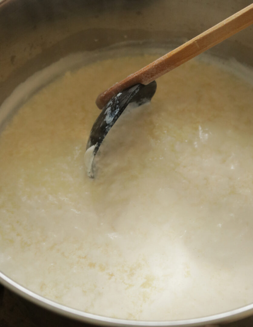 Homemade cream cheese with full-fat milk. | ISLAND SMILE