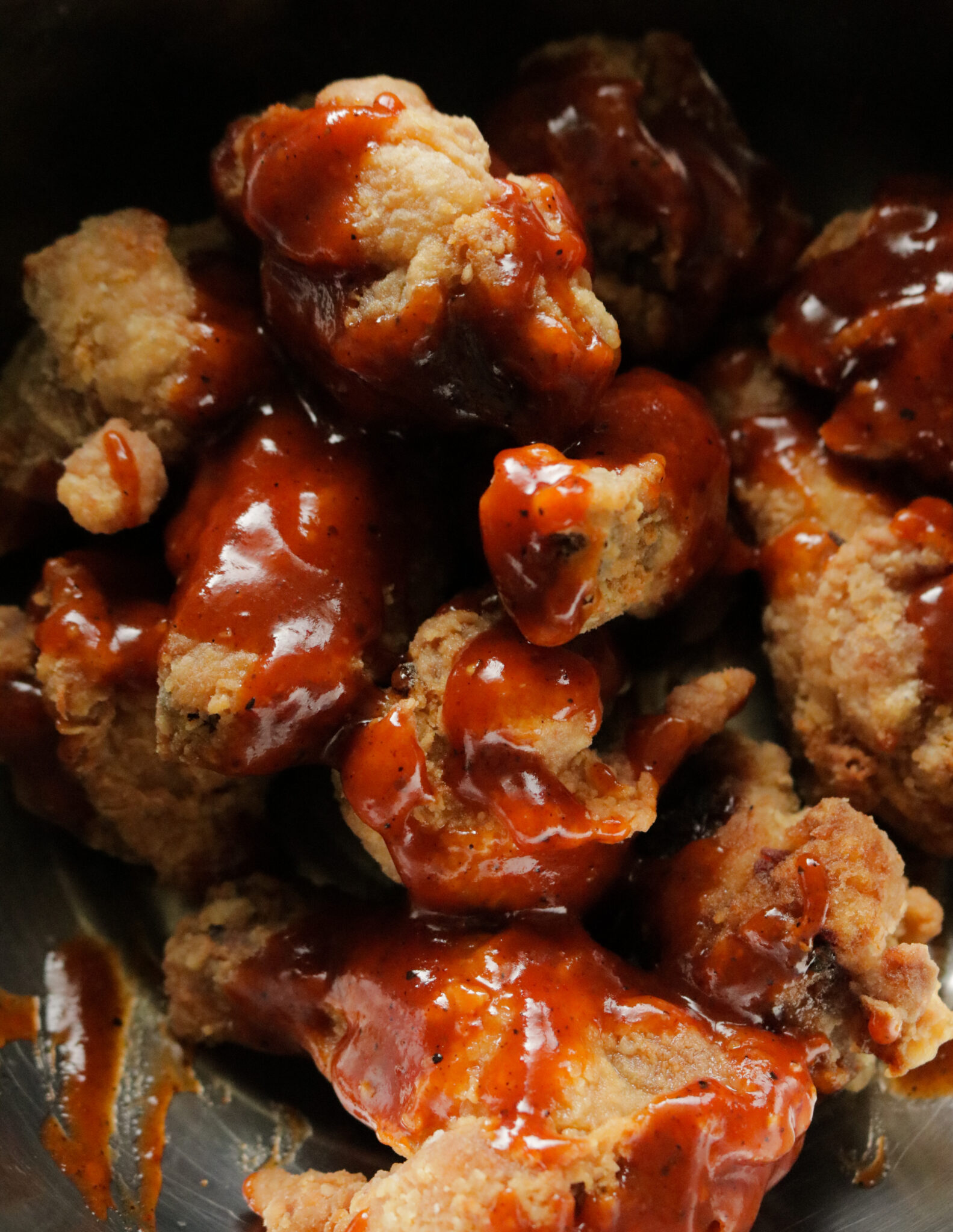 BBQ sauce chicken wings. | ISLAND SMILE
