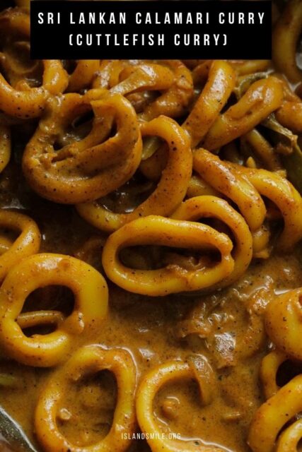 Calamari curry(Sri Lankan dallo curry). | ISLAND SMILE