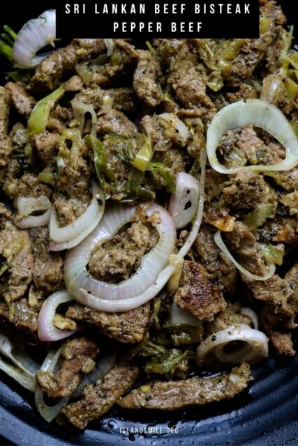 Beef bistake(Sri Lankan authentec bistek). | ISLAND SMILE