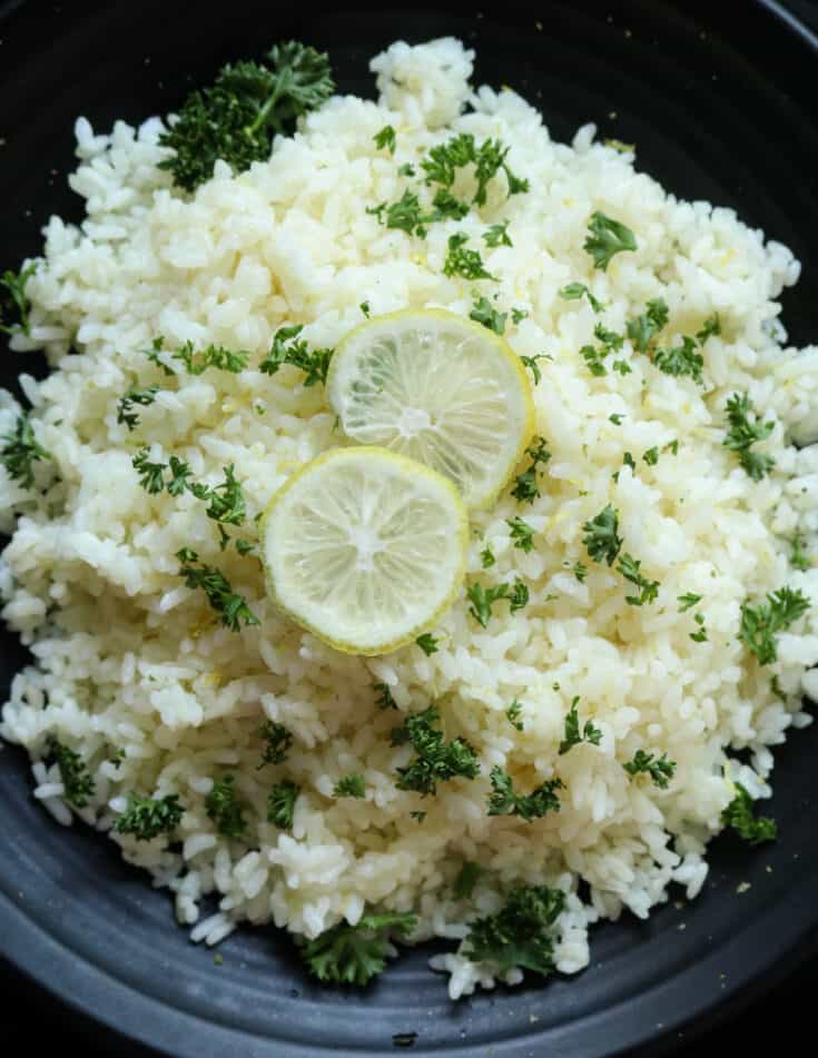 Easy lemon rice recipe. | ISLAND SMILE