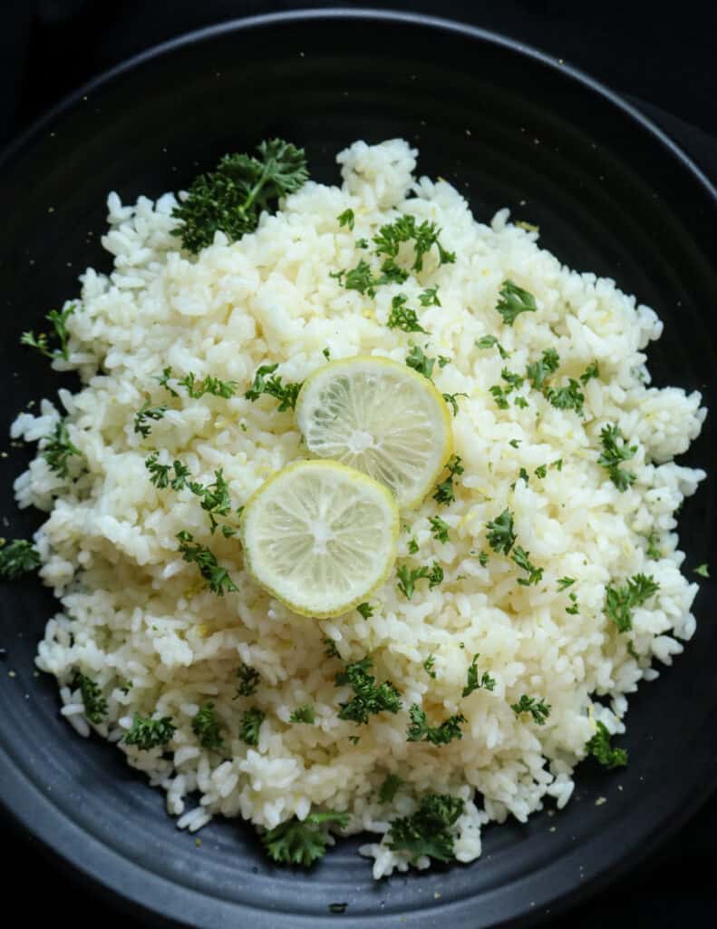Easy lemon rice recipe. | ISLAND SMILE