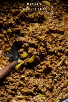 Minced beef curry(ground beef curry). | ISLAND SMILE