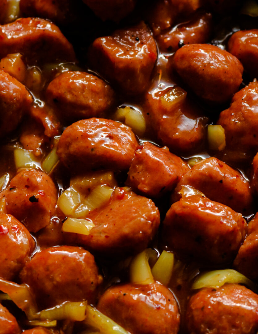 SWEET AND SOUR MEATBALLS WITH PINEAPPLE | ISLAND SMILE