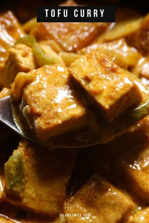 Tofu curry(vegetarian and vegan curry). | ISLAND SMILE