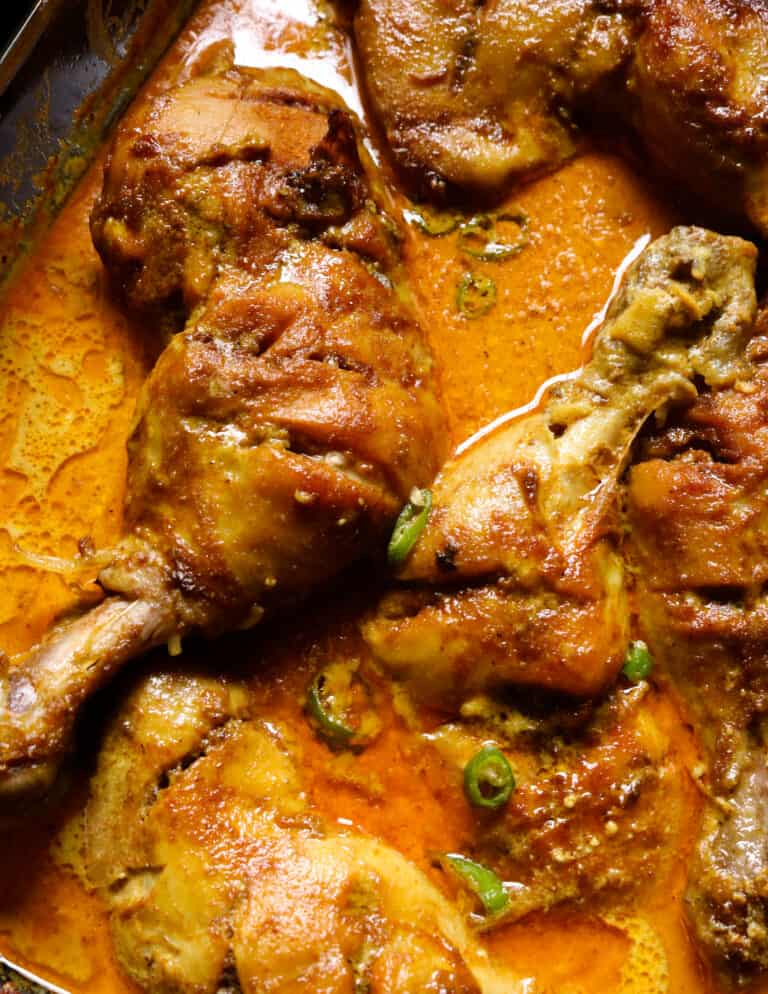 BAKED CURRY CHICKEN QUARTERS | ISLAND SMILE