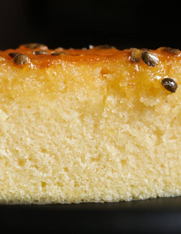 Passion fruit sponge cake(single layer cake). | ISLAND SMILE