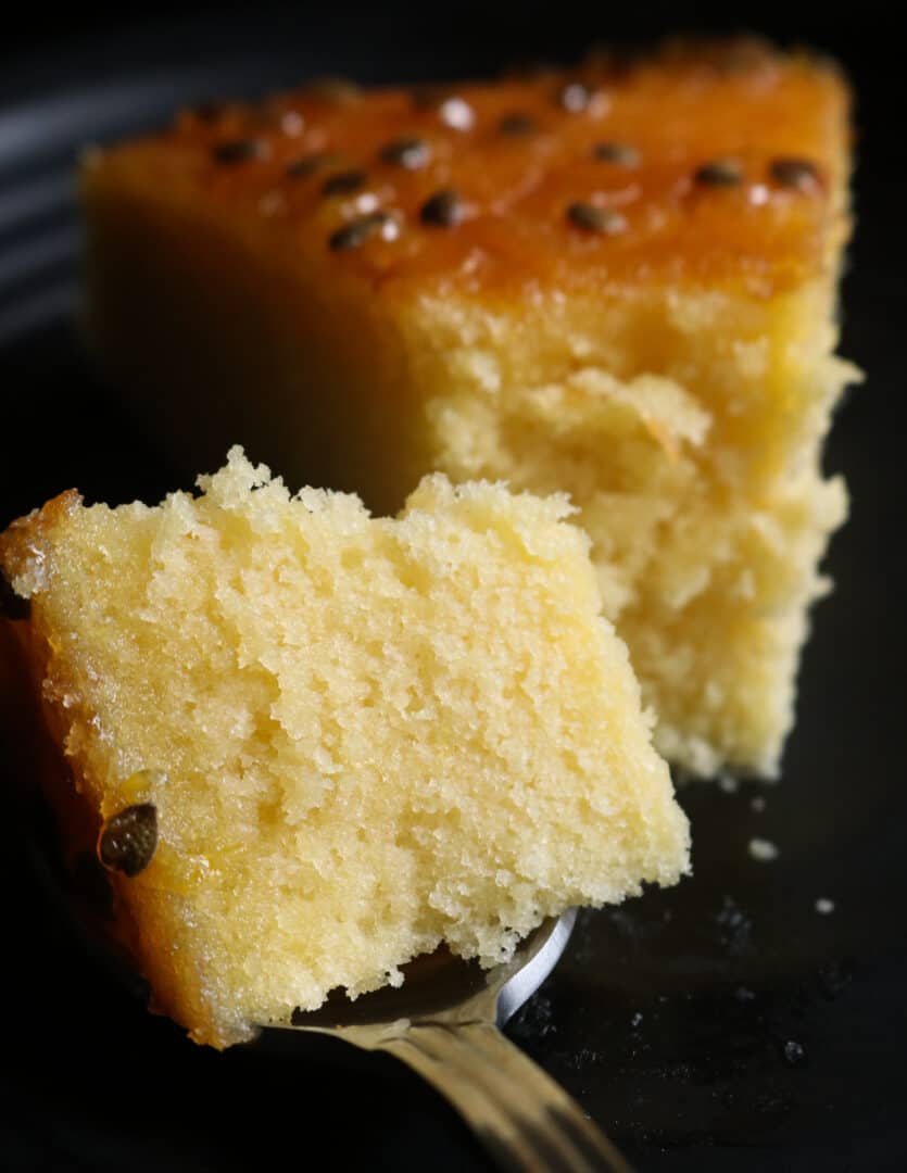 Passion Fruit Sponge Cakesingle Layer Cake Island Smile 7000