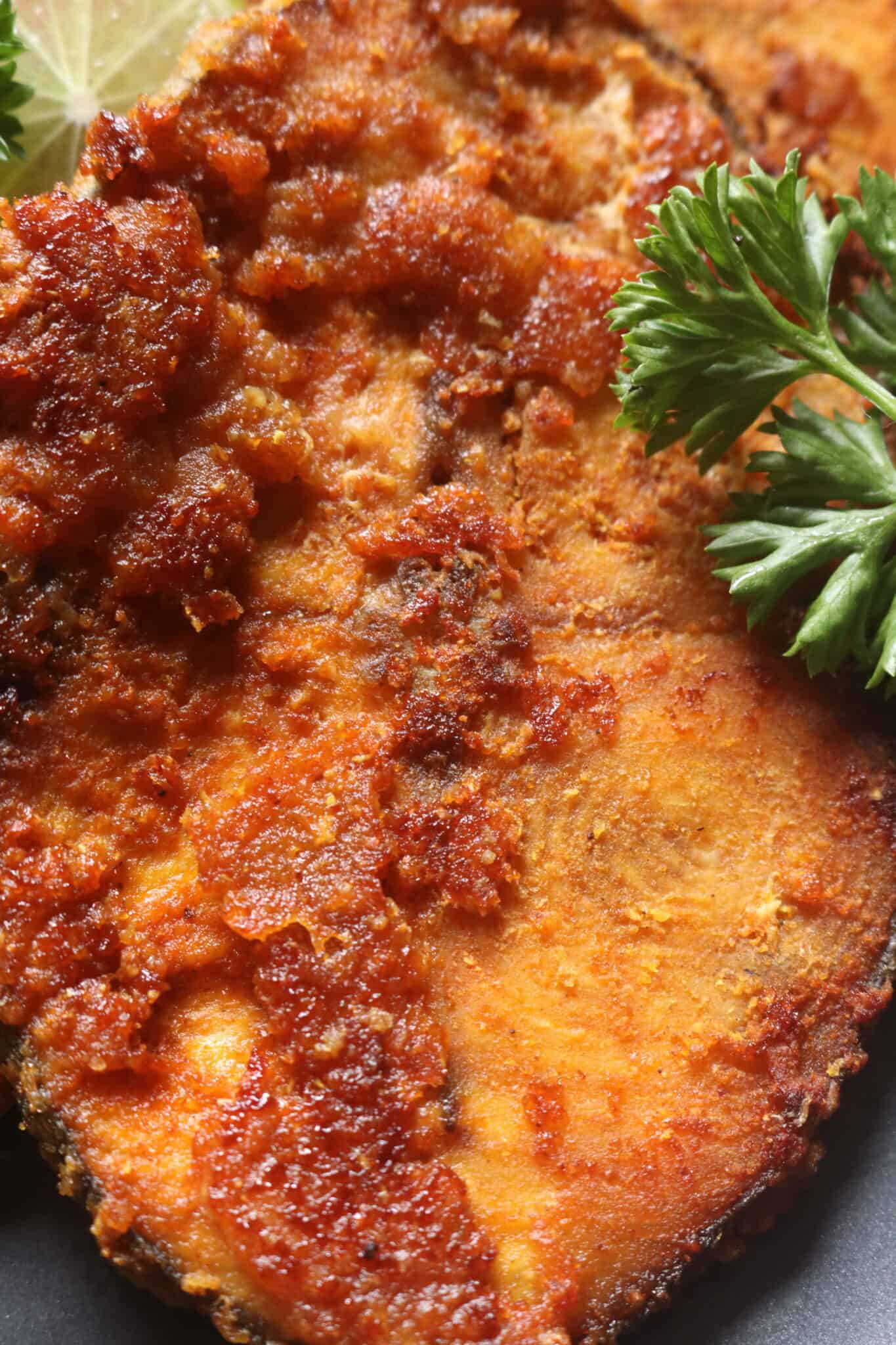 Fried fish steaks(Indian fried fish recipe). | ISLAND SMILE